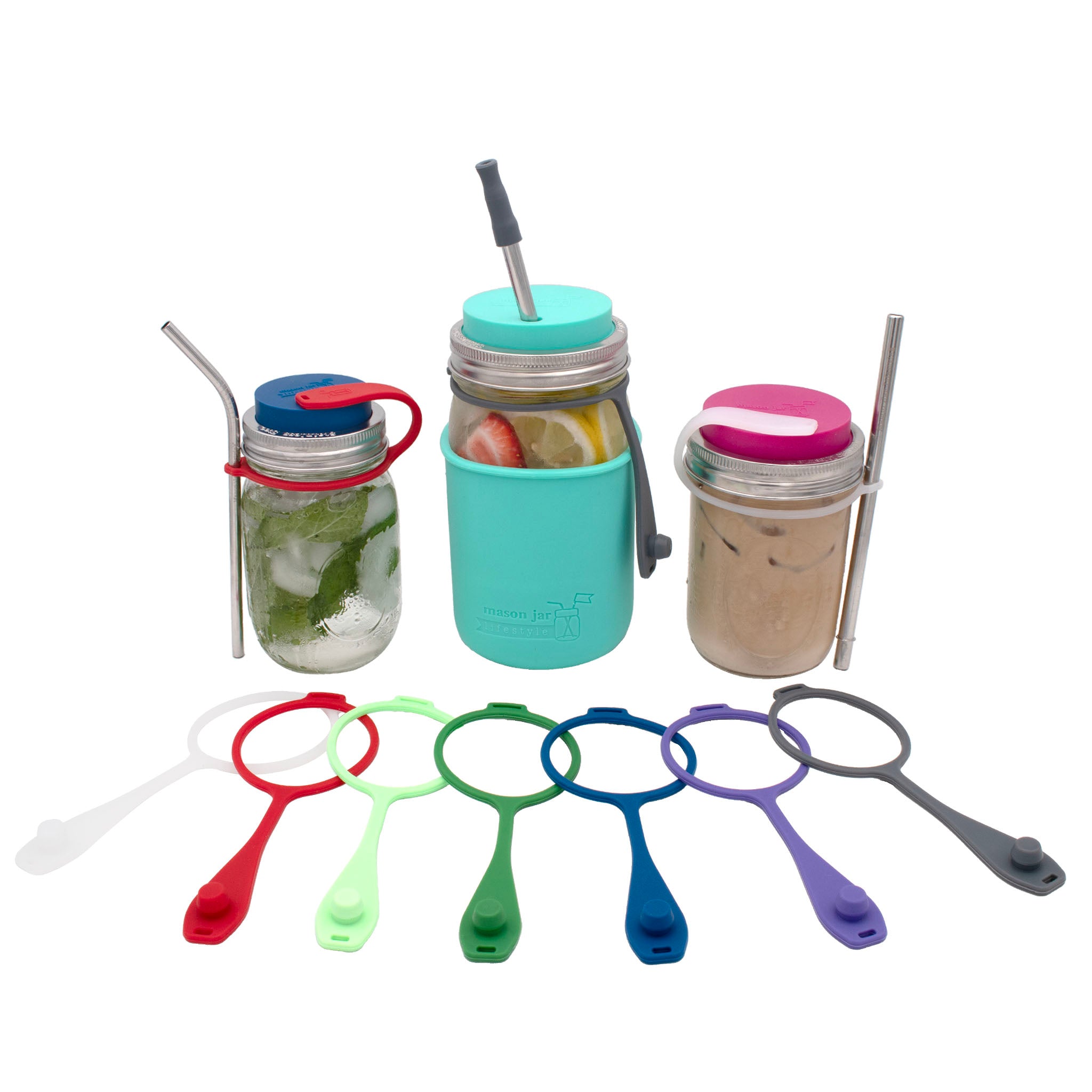 Leak Proof Silicone Plug / Stopper with Straw Strap for Straw Hole Lid ...