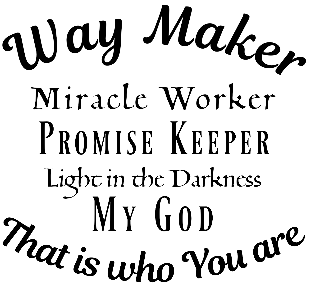 "Way Maker" Custom Laser Engraved Silicone Sleeve · Mason Jar Lifestyle
