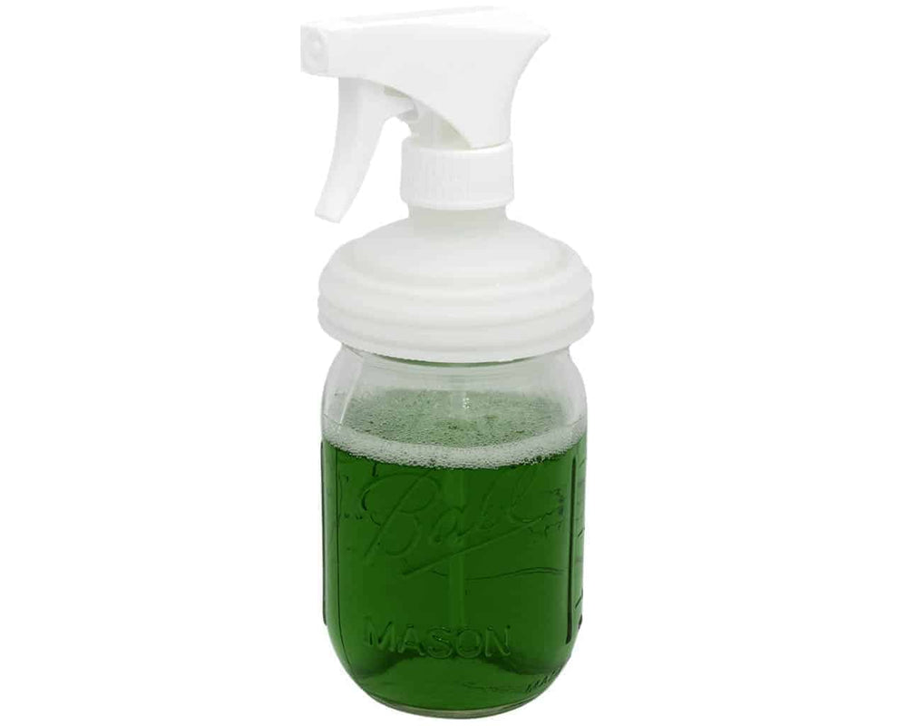 Adapta Cap Sprayer Lid for Regular Mouth Mason Jars · Mason Jar Lifestyle