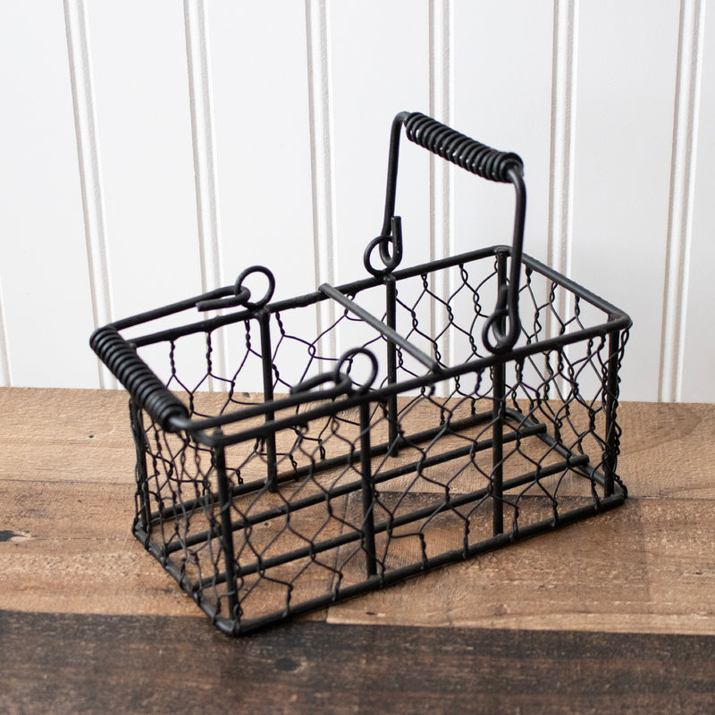 Chicken Wire Caddy for 2 Half Pint 8oz Mason Jars · Mason Jar Lifestyle