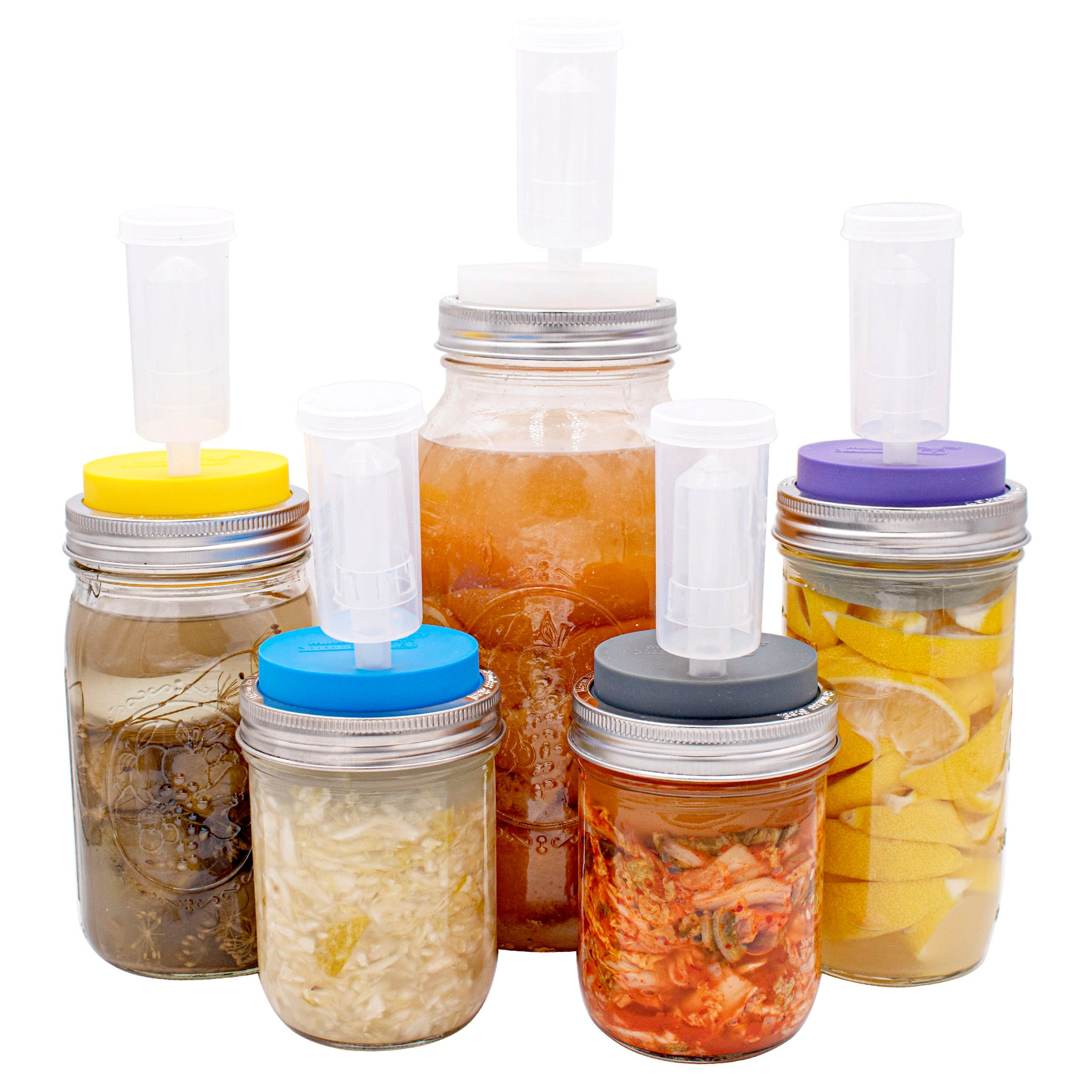3 Piece Plastic Airlock for Fermenting in Mason Jars · Mason Jar Lifestyle