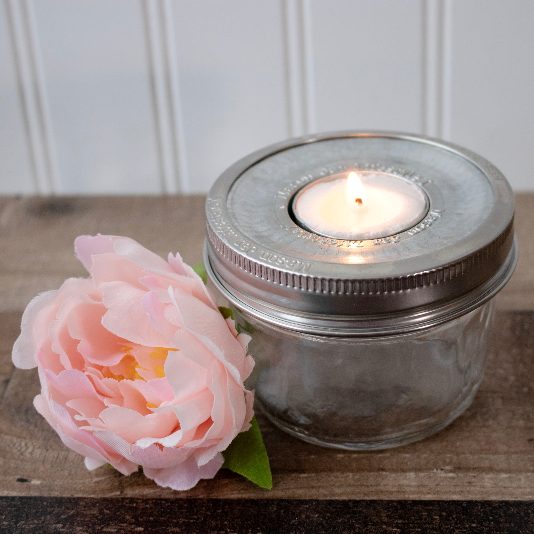 Tea Light Holder Metal Lid Insert for Mason Jars 6 Pack · Mason Jar ...