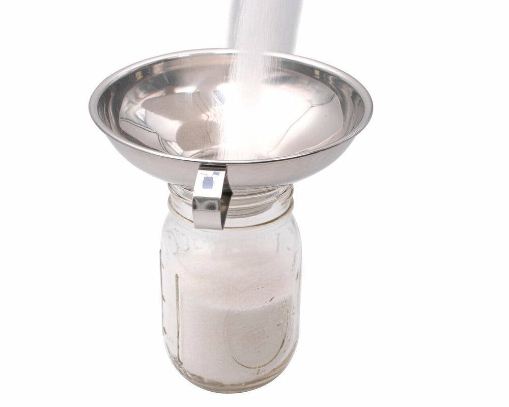 Stainless Steel Canning Funnel for Mason Jars · Mason Jar Lifestyle