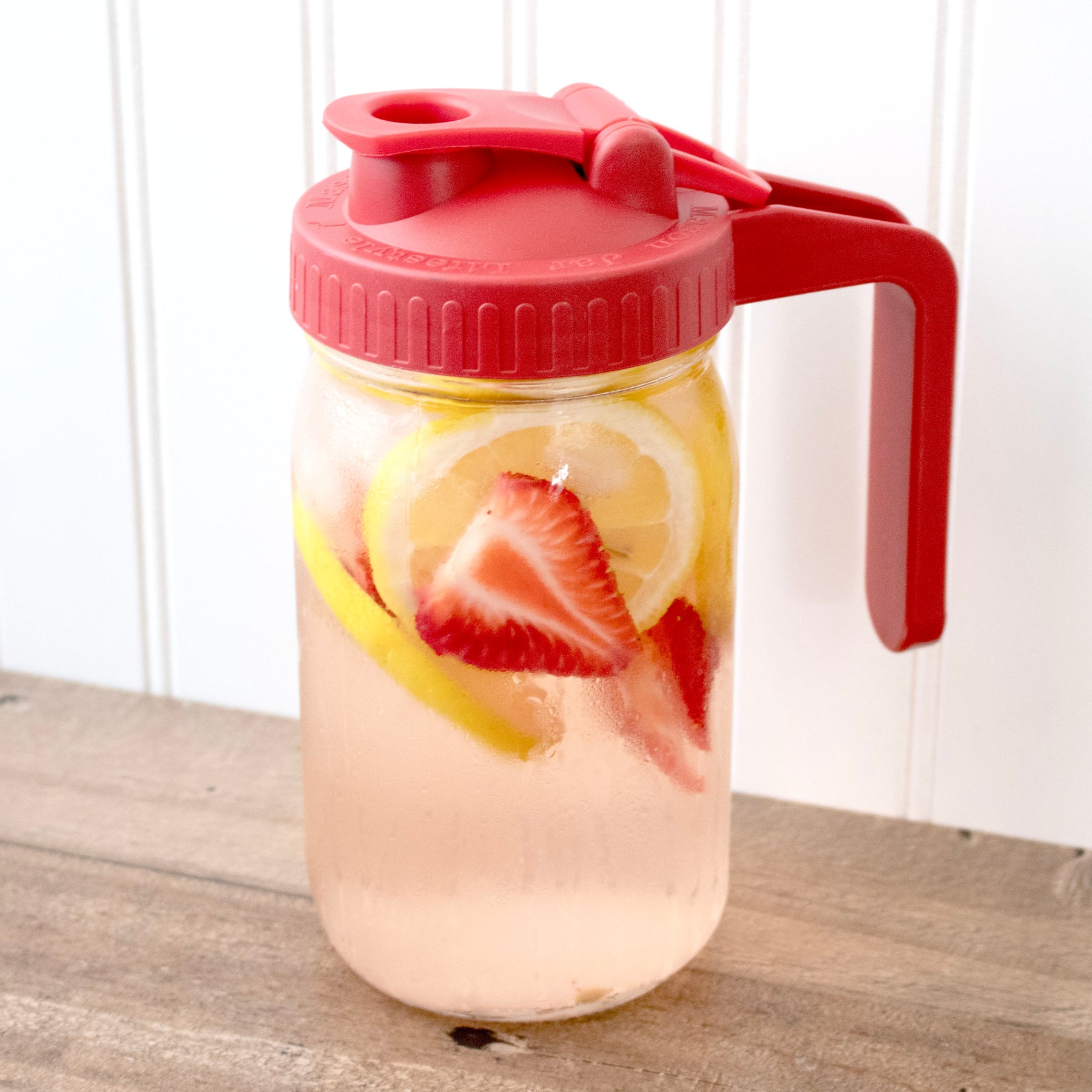 Pour & Store Pitcher Lid with Handle for Mason Jars · Mason Jar Lifestyle